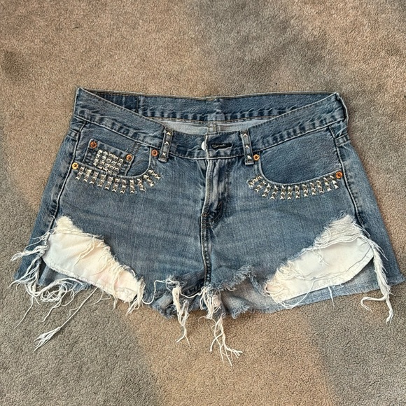 Levi's | Shorts | Vintage Levis Studded Shorts | Poshmark